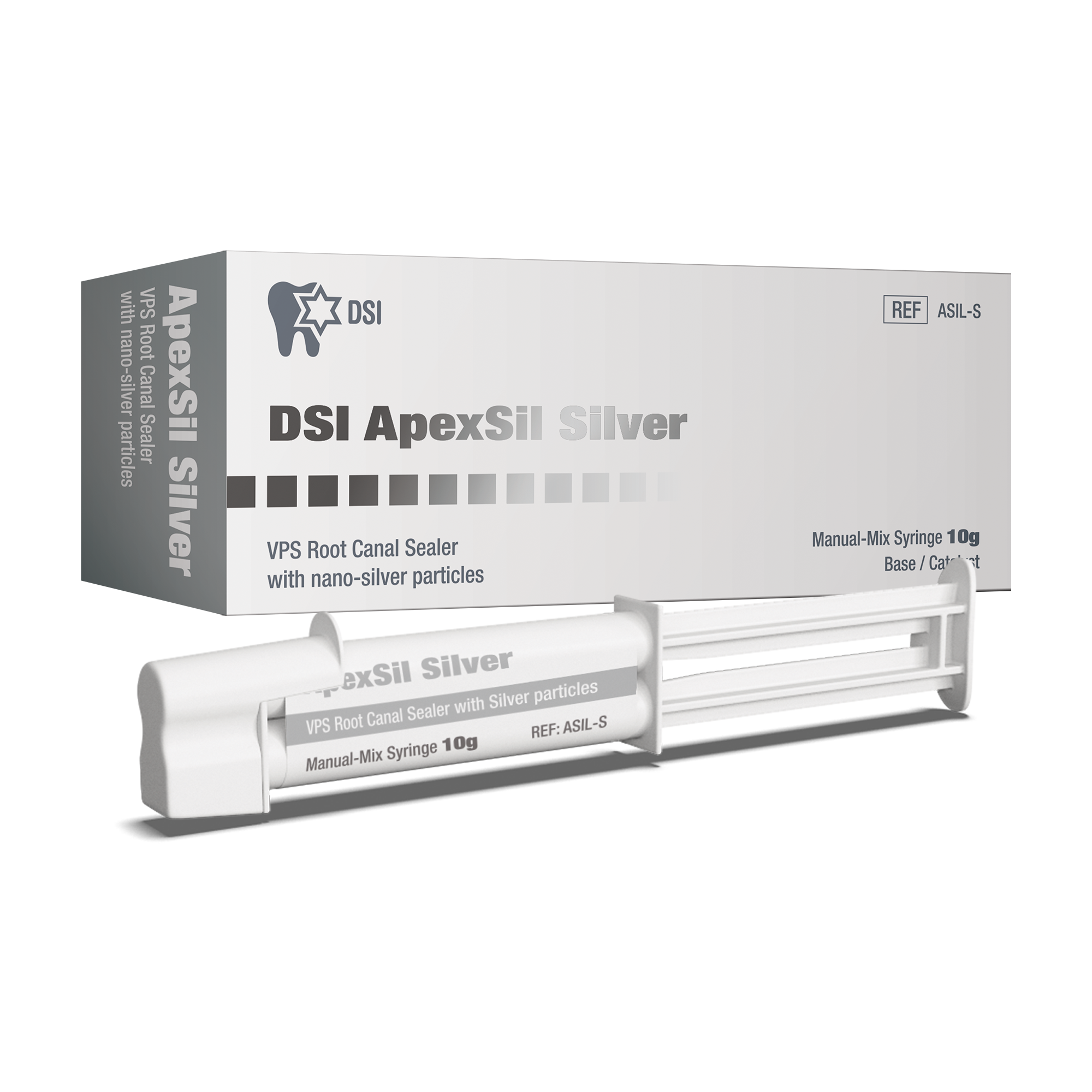 DSI Apexsil Silver Liquid Gutta Root Canal Sealer with nano-silver par