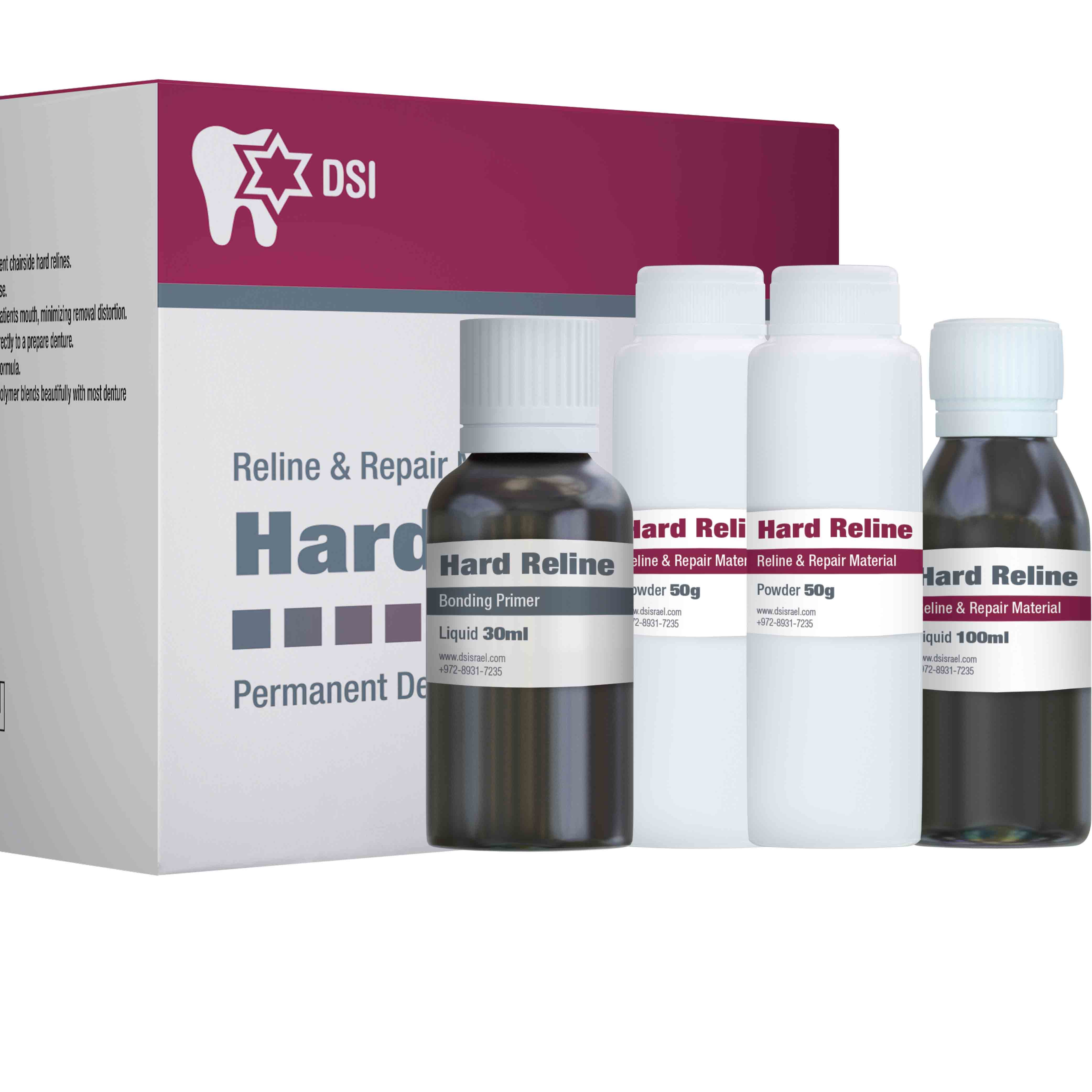 DSI Hard Liner Permanent Denture Repair and Reline Material